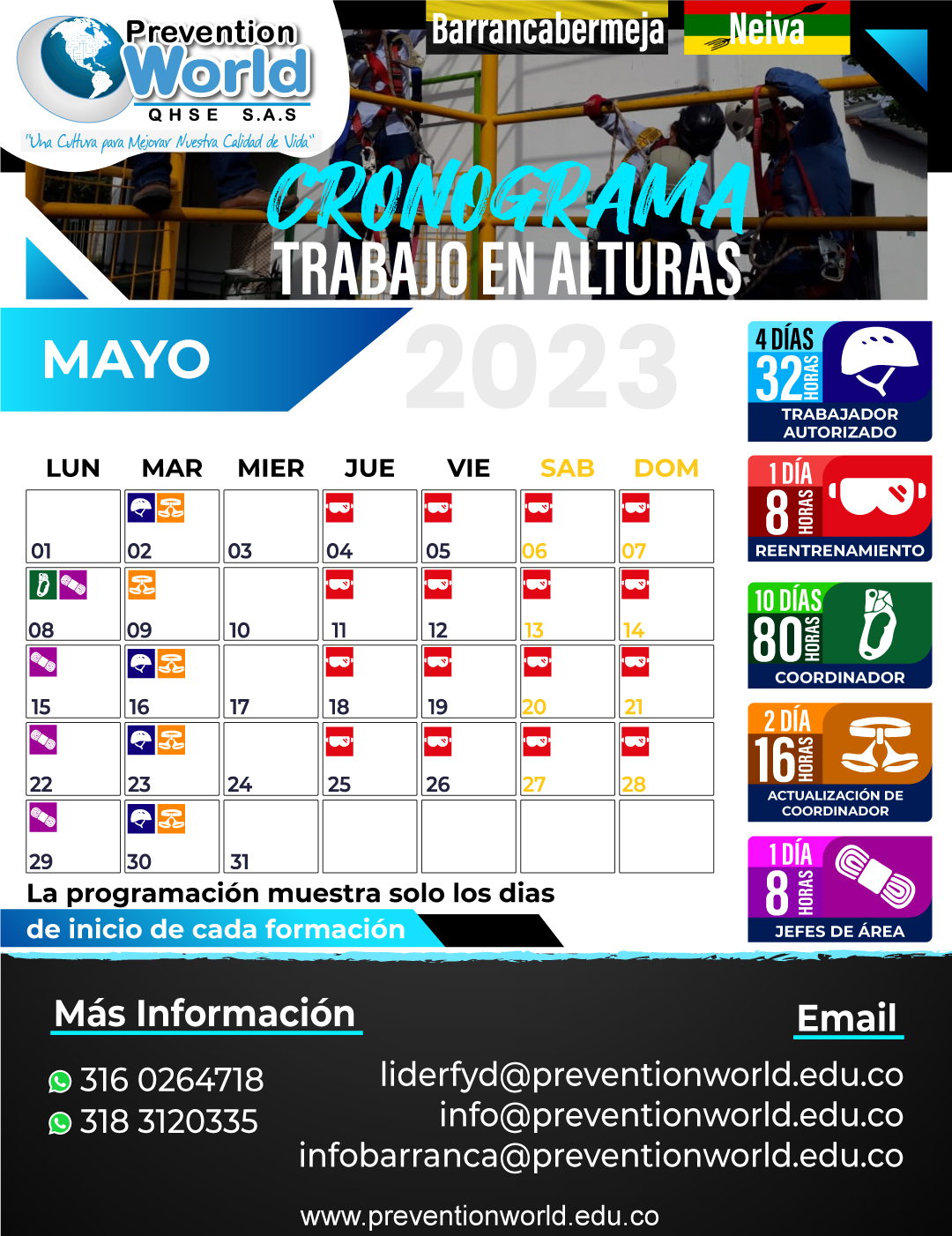 Certificado de Trabajador Autorizado - Trabajo en Alturas - Instituto ...